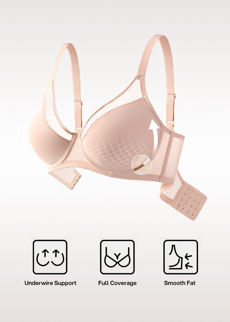 Push Up Smoothing Bra｜Full Covarage Bras – Lily Love